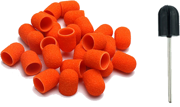 50Ppc/Set Sanding Caps with Rubber Drill Bit. General Purpose – Phoenix ...